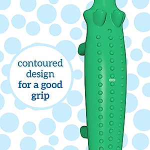 Dr. Brown's Baby and Toddler Toothbrush - Crocodile, BPA Free - Age 1-4Y