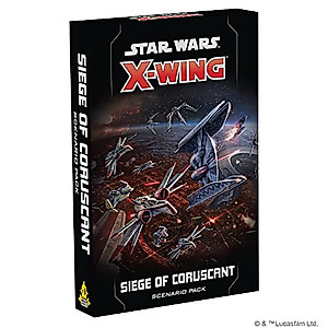 Star Wars X-Wing 2nd Edition Miniatures Game Seige of Coruscant BATTLE PACK - Strategy Game for Adults and Kids, Ages 14+, 2 Players, 45 Minute Playtime, Made by Atomic Mass Games