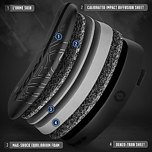 RDX Maya Hide Leather Kickboxing Thai Pad for Knees Elbows Kicks Punches, Black, Single