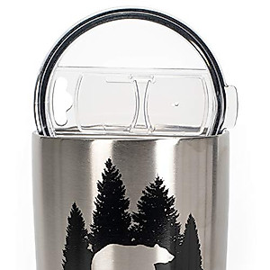 Papa Bear 30 Oz Stainless Steel Travel Mug with Lid