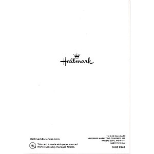 Hallmark Business Bulk 25 Pack Thanksgiving Cards for Customers and Employees (Large Thanks), 5x7 Cards, Message Inside, Envelopes Included