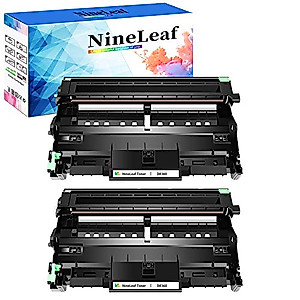 NineLeaf Black Compatible Drum Unit Replacement for Brother DR360 DR 360 DR-360 DCP-7040 DCP-7030 MFC-7840W MFC-7340 MFC-7440N HL-2140 HL-2170W HL-2150N Printer (2 Pack)
