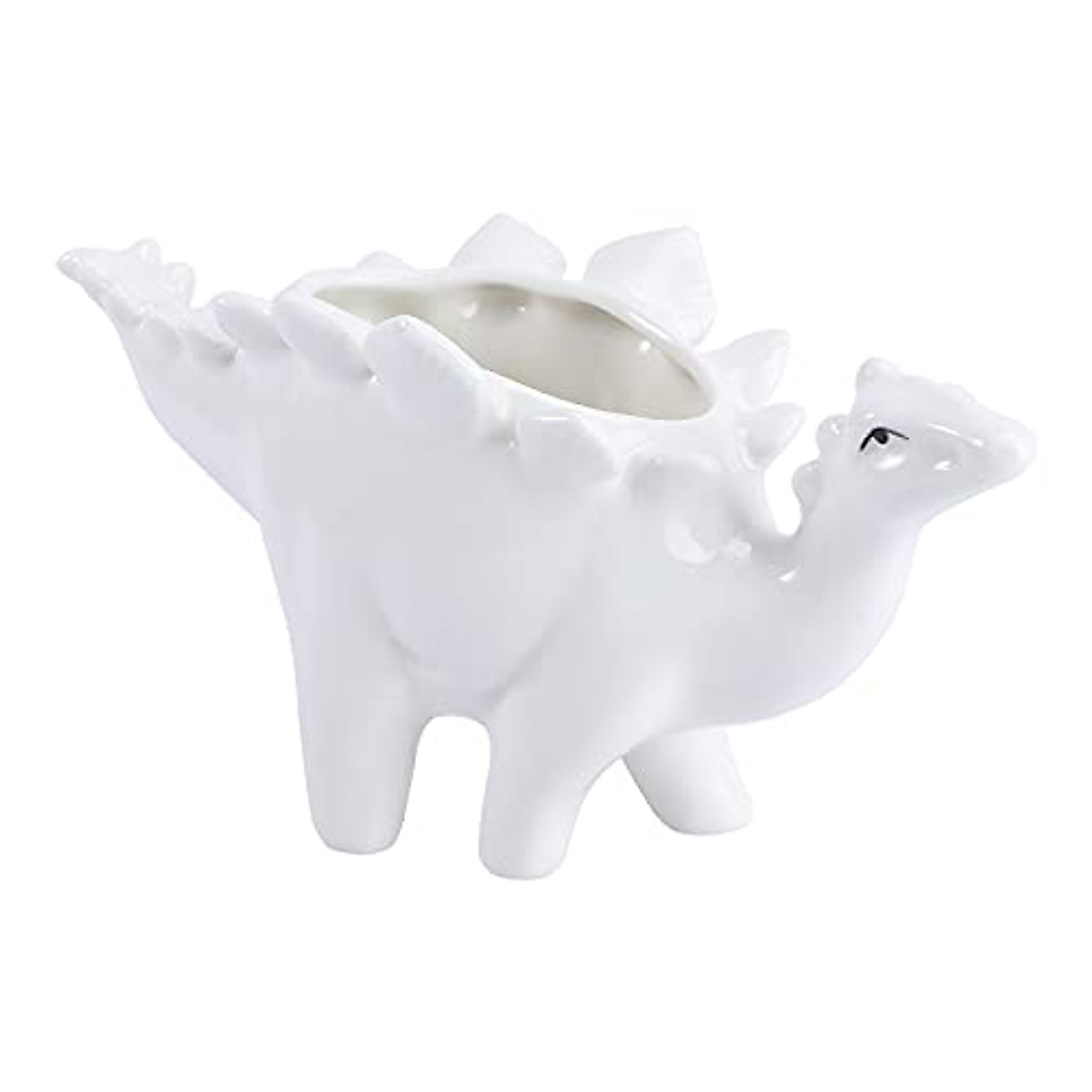 Happyyami Dinosaur Ceramic Flower Pot Ceramic Planter Succulent Planter Decorative Planter Indoor pots for Plants planters for Indoor Plants Succulents Cartoon Plant Pot Cactus Planter Juicy