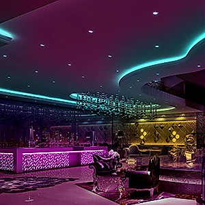 DAYBETTER Led Strip Lights Waterproof, 32.8ft(2 Rolls of 16.4ft) LED Tape Lights Color Changing 300 LEDs Light Strips Kit with 44 Keys Ir Remote Controller and 12v Power Supply for Indoor Outdoor Use