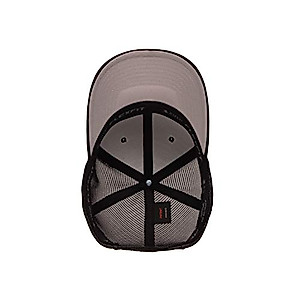 Flexfit Men's 110 Mesh Cap, Black, XX-Large