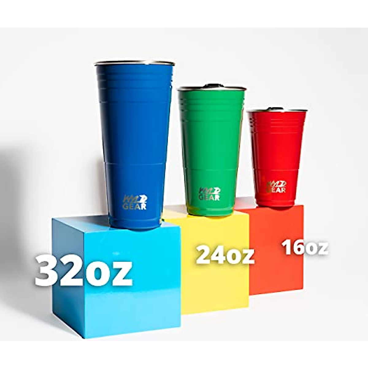 Wyld Gear 16 oz. Insulated Stainless Steel Party Cup Tumbler - Pink