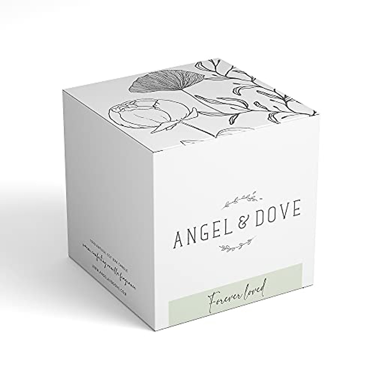 ANGEL & DOVE 'Forever Loved' Soy Wax Remembrance Candle - Sympathy Gift, Memorial to Light in Memory of a Loved One