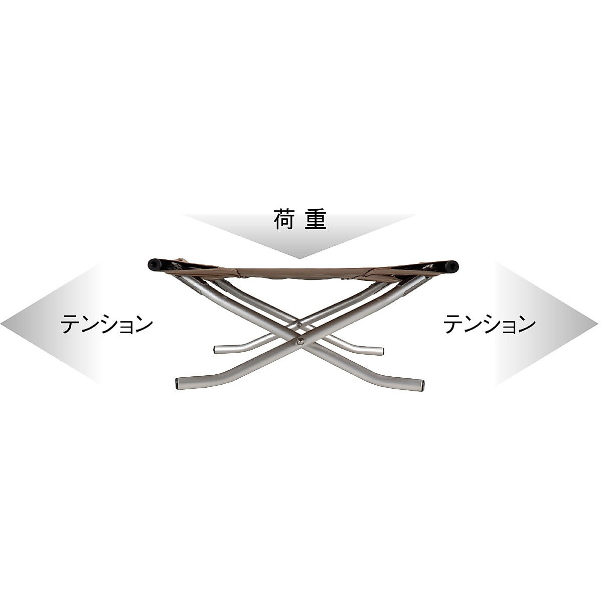 Snow Peak High Tension Cot, Beige