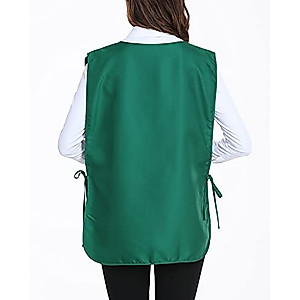 Xeoxarel Unisex Cobbler Apron with 3 Pockets, Universal Apron for Women or Men Vest Black