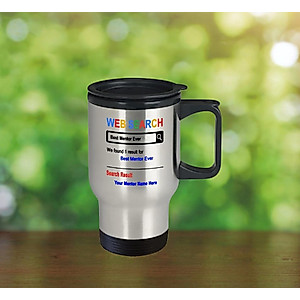 SpreadPassion Personalized Mentor Travel Mug, Custom Mentor Mug, Custom Mentor Insulated Tumbler, Custom gift for Mentor, Mentor Coffee Travel Mug, Custom Mentor