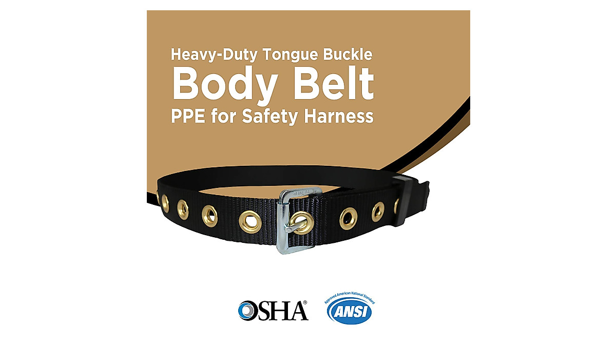 AFP Heavy-Duty Body Belt for Safety Harness - Medium