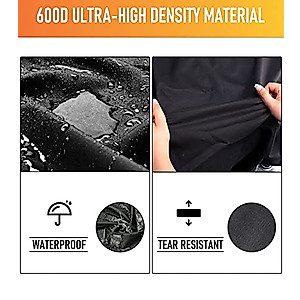 Grisun Built-in Grill Cover for Bull 45005 Built in Gas Grills 30 inch, Bull Outdoor Kitchen & Grill Head Cover, Heavy Duty Waterproof BBQ Grill Cover with Handle, Black