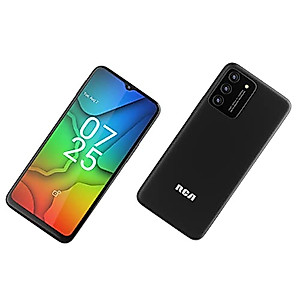RCA Reno Max | 6.5” HD+ Brightness Boost Display | 64GB + 4GB RAM | 4G LTE Unlocked Smartphone | Android 12 | Octa Core Processor | 16MP Triple Camera | 4000 mAh Battery | Black | T-Mobile