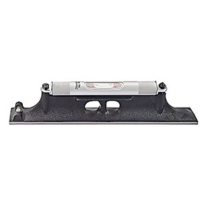 Starrett Machinists' Level with Ground and Graduated Main Vial - Ideal for Machine Shop and Tool Room Use - 12" (300mm) Length, Cross Test Vial, Without Case - 98-12
