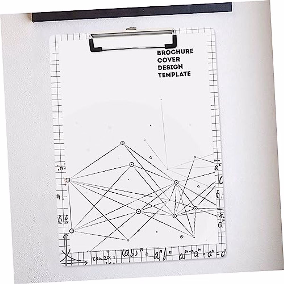 Tofficu Plastic Folders 2pcs Transparent Board Clip Memo Clipboards Sketch Clipboard Plastic Paper Clips Pocket Folders Plastic Office Folders Office Supplies Exam Paper Clips A4 Thin