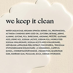 Honest Beauty Stay Hydrated Hyaluronic Acid + NMF Serum with 3 Types of Hyaluronic Acid | EWG Certified + Dermatologist Tested | Vegan + Cruelty Free | 30 mL