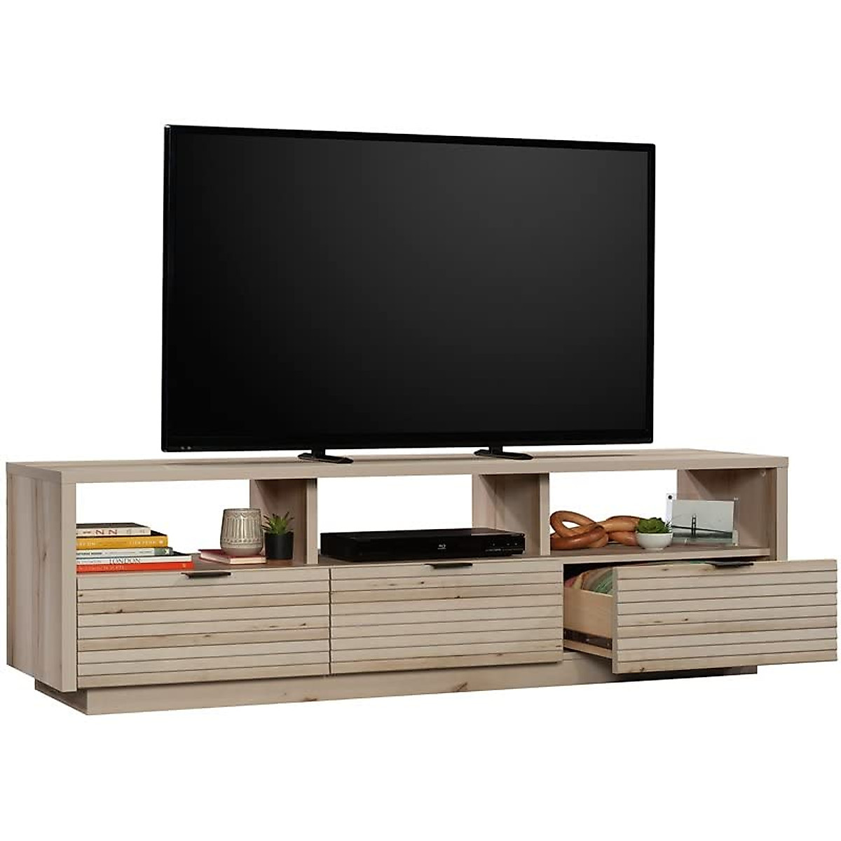 Sauder Harvey Park, for TVs up to 70", Pacific Maple Finish