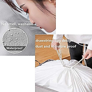 Aquarius CiCi Large Capacity Storage Bag Clothing Blanket Quilt Luggage Toy Bag with Beam Mouth Waterproof Closet Organizers and Clothes Storage Bags