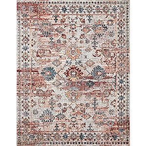 Loloi II Cassandra Collection CSN-06 Rust / Multi, Traditional 2'-6" x 7'-9" Runner