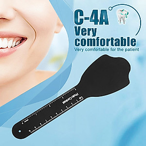 Dental Photography Black Background, PVC Photo Backdrop Board Portable Plate Contrast Image Oral Intraoral Orthodontic Photographic Tooth Shooting Contraster for Teeth Whitening Orthodontic Tool(C-4A)