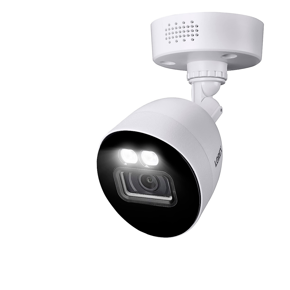 Lorex C884DA Indoor/Outdoor 4K Ultra HD Smart Deterrence CVI Wired Bullet Security Camera, Color Night Vision, Dual Warning LED Lights, Siren, Camera Only (M. ) (Renewed)