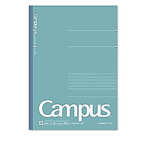 KOKUYO Composition Notebooks, 5 Pack Campus Semi-B5 Comp Book with Dot B 6mm Ruled, 30 Sheets, School Lined Notebook in Baked Colors, Journal Notebook for Women Work Study Note Taking (NO-3CBTN-L35X5)