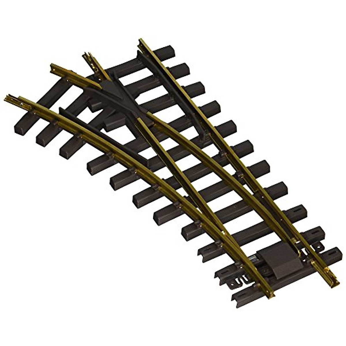 Bachmann Industries Large "G" Scale Universal Brass Track with 30 Degree 4' Diameter Turnout, Left