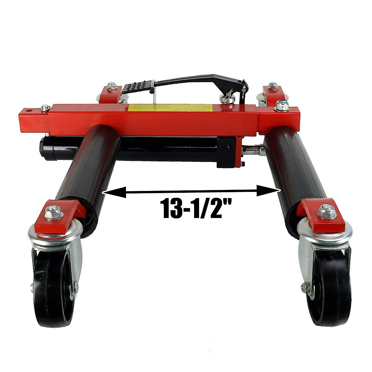 (4) Dragway Tools 12" Hydraulic Wheel Dolly Vehicle Positioning Jack Lift Hoist