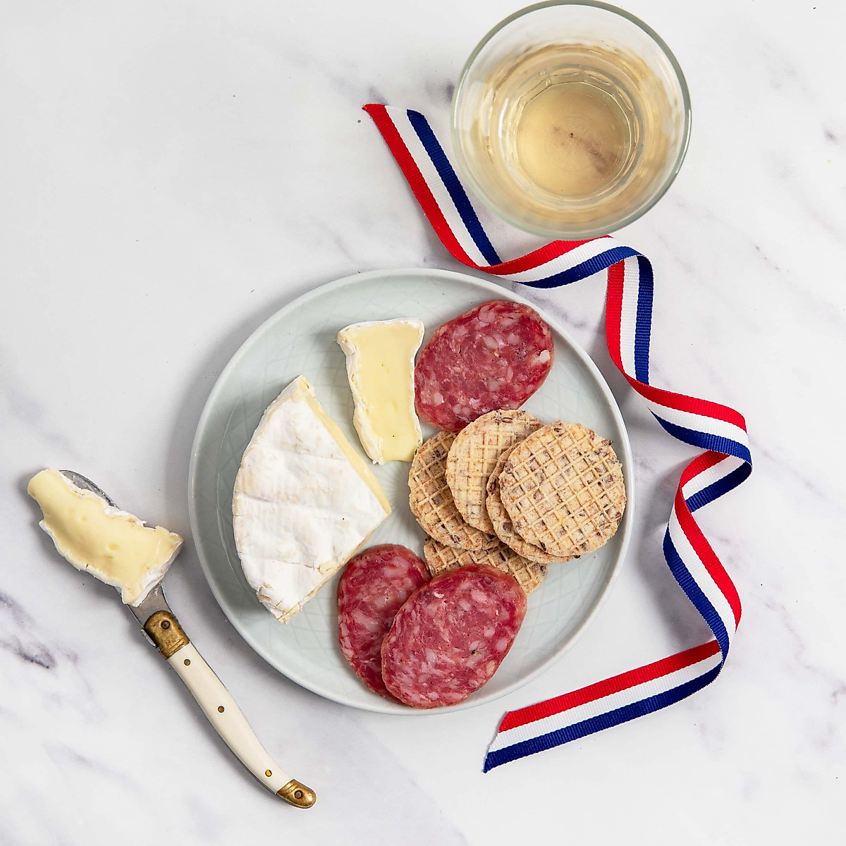 igourmet A Little Bit of France in Gift Box (3.3 pound) - A collection of French of fine meats, cheeses, pate, delicacies and sweets