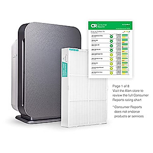 Alen 75i Air Purifier, Quiet Air Flow for Extra-Large Rooms, 1300 SqFt, Air Cleaner for Allergens, Dust, Mold with Long Filter Life