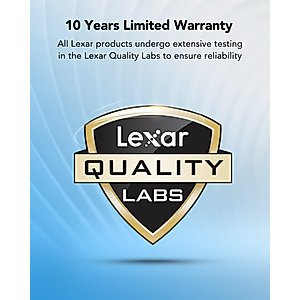 Lexar E-Series 64GB Micro SD Card, microSDXC UHS-I Flash Memory Card with Adapter, 100MB/s, C10, U3, A1, V30, Full HD, 4K UHD, High Speed TF Card