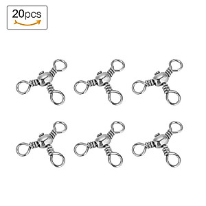 Evonecy Fishing Connector Swivels, Anti-Rust Fishing Rolling Swivels, Flexible Fishing Lovers for Fishing(2#)