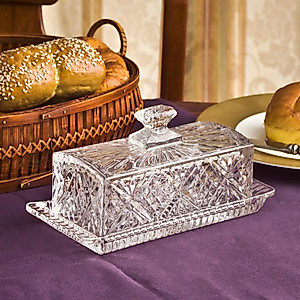 Godinger Dublin Covered Butter Dish