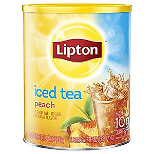 Lipton Iced Tea Mix, Peach 10 qt