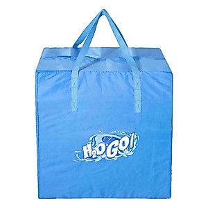 Bestway H2OGO! Mount Splashmore Kids Inflatable Outdoor Backyard Water Slide Splash Mega Park Toy w/Climbing Wall, Slide, Splash Zone, & Spray Blaster.