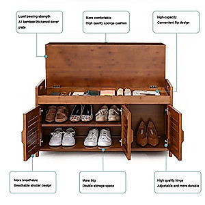 Free Standing Shoe Racks Shoe rack, Entrance shoe changing stool, home shoe cabinet, multi-functional doorway shoe bench, with door storage stool, storage stool, sitable shoe rack ( Size : 90cm*32.5cm
