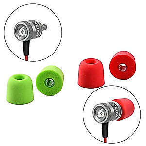 KLIM Earphone Foam Earbud Tips 4.5 mm + New 2023 Version + 12 Innovative Memory Foam Earbuds Tips + Extremely Comfortable + Isolates from Outside Noise + Earphone Tips in 2 Different Sizes