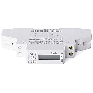 BAYM® 5(32) A 120V 60HZ Single Phase Din Rail KWH Watt Hour Din-Rail Energy Meter LCD KWH 32A