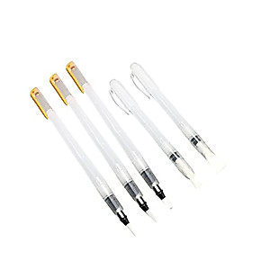 Drawing Water Coloring Brush 6pcs Paint Brush Suit Pencil Set Kits for Brush Pen Set Water Soluble Colored Pencils Water Coloring Brush Pen Water Brush Pen Watercolor Pen