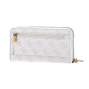 GUESS Izzy Large Zip Around Wallet, Dove Logo