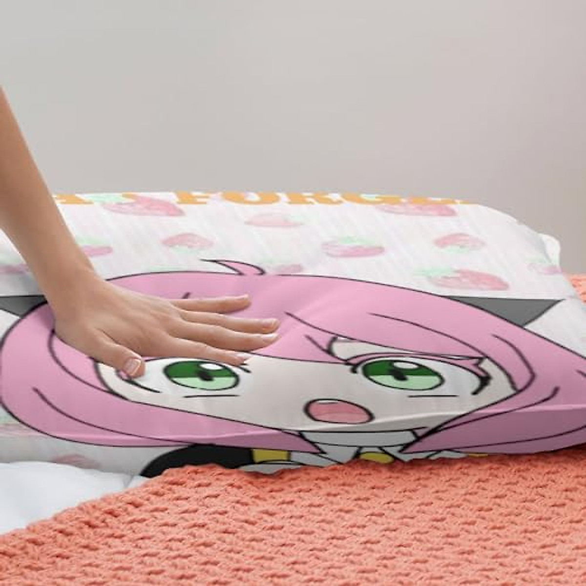 MAPH 3pcs S-PY Cartoon Family Duvet Cover,Twin Bedding Sets,Kawaii Bedding, Anime Comforter Bedspread Quilt Cover,Kawaii Beding Gifts for Teenage Boys Girls,2 Pillow Sham 60x80 Inch(Twin)