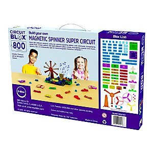 E-Blox Circuit Blox Builder - 800 Projects Circuit Board Building Blocks Coding Kit Toys Set for Kids Ages 8+, CB-0187