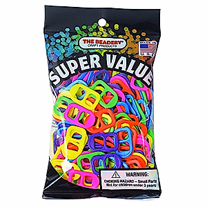 The Beadery Neon SODA POP TAB HOT Multi, 150 Pieces