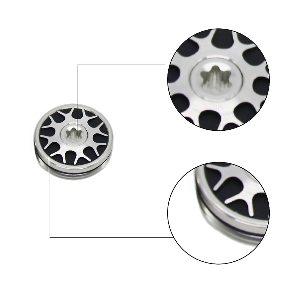 DAZUZ Golf Weight Fit for 2019 Odyssey Stroke Lab 7# 9#, One, V-line, Double Wide, Tuttle, O-Works Putter2x5g