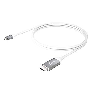 j5create USB Type C to 4K@60Hz HDMI 6ft Cable with HDMI ATC Certificate,Compatible with Thunderbolt 3/4, MacBook Pro/Air, iPad Pro, iPad Air 4, ChromeBook and More (JCC153G)