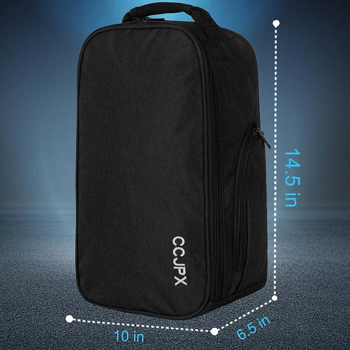 AGSDON Golf Shoe Bag Men, Shoe Travel Bag, Zippered Sport Shoe Bag