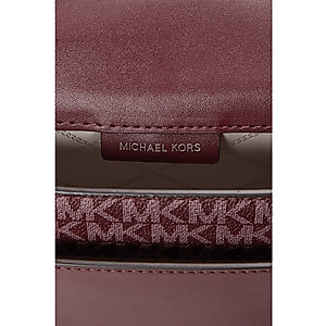 Michael Kors Heather Extra Small Crossbody Merlot One Size