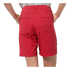 Jack Wolfskin Womens Desert Shorts W, Tulip Red, L Reg