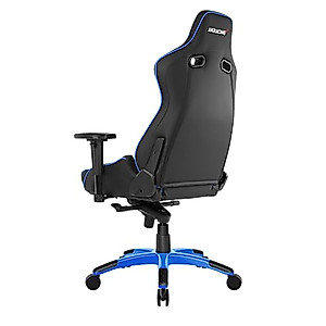 AKRacing Masters Series Pro Luxury XL Gaming Chair with High Backrest, Recliner, Swivel, Tilt, 4D Armrests, Rocker & Seat Height Adjustment Mechanisms, 5/10 Warranty,Blue - AK-PRO-BL