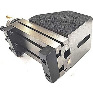 Mini Vertical Milling Slide Mounted on Z Type Caste Iron Angle Plate -Direct Fit for Mini Lathes